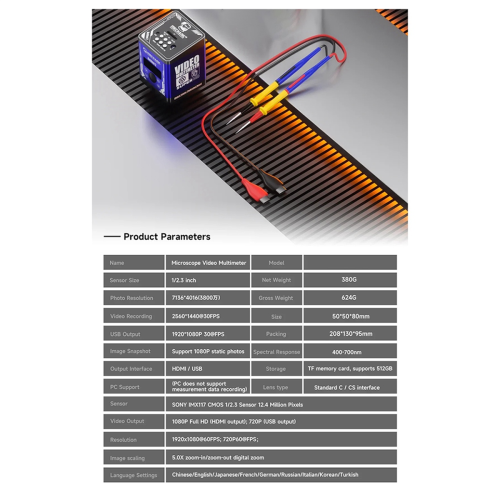 Action 2 Microscope Video Multimeter 4K USB Outpu on OnBuy