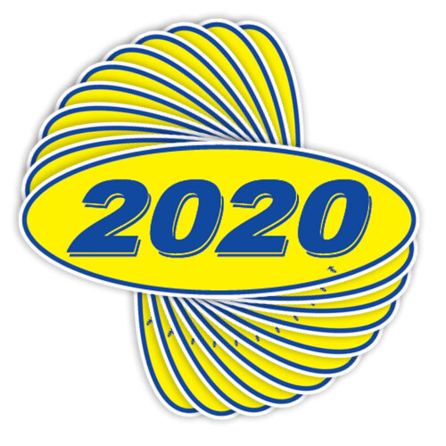 Versa Tags 2020 Oval Model Year Car Dealer Window Stickers Proudly Made ...