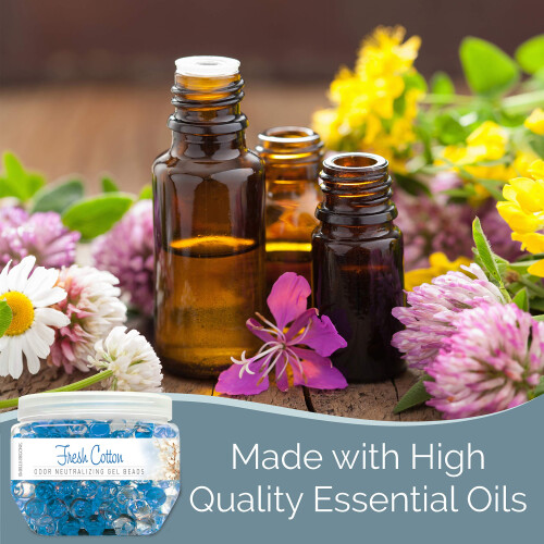 SMELLS BEGONE Perlas de gel eliminadoras de olores Paquete de 2 de 12 ...