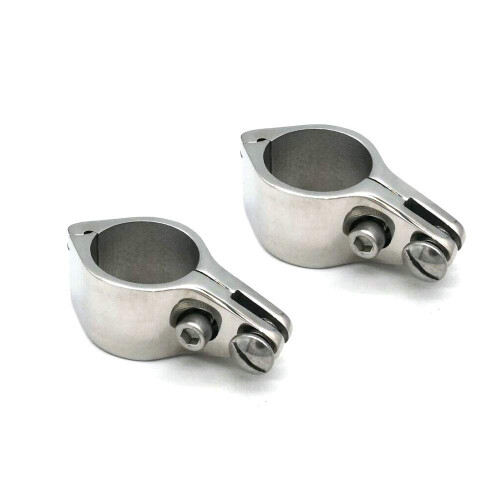 Marine Stainless Steel 316 Boat Bimini Top Hinge 11432mm Rail Mount ...