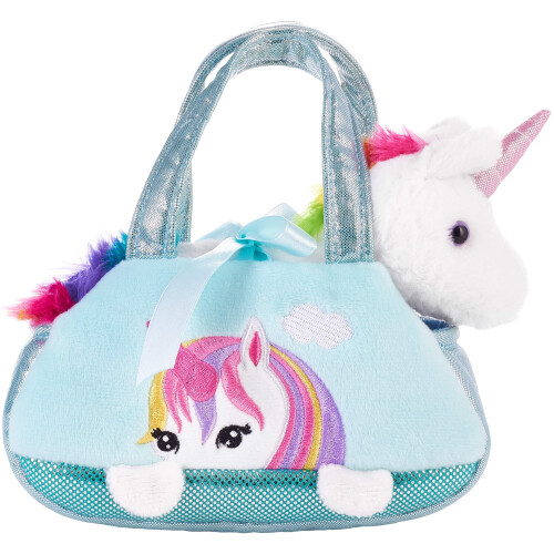 BRUBAKER Rainbow plss egyszarv kzitskban - 8 hvelykes - Puha jtk a ...