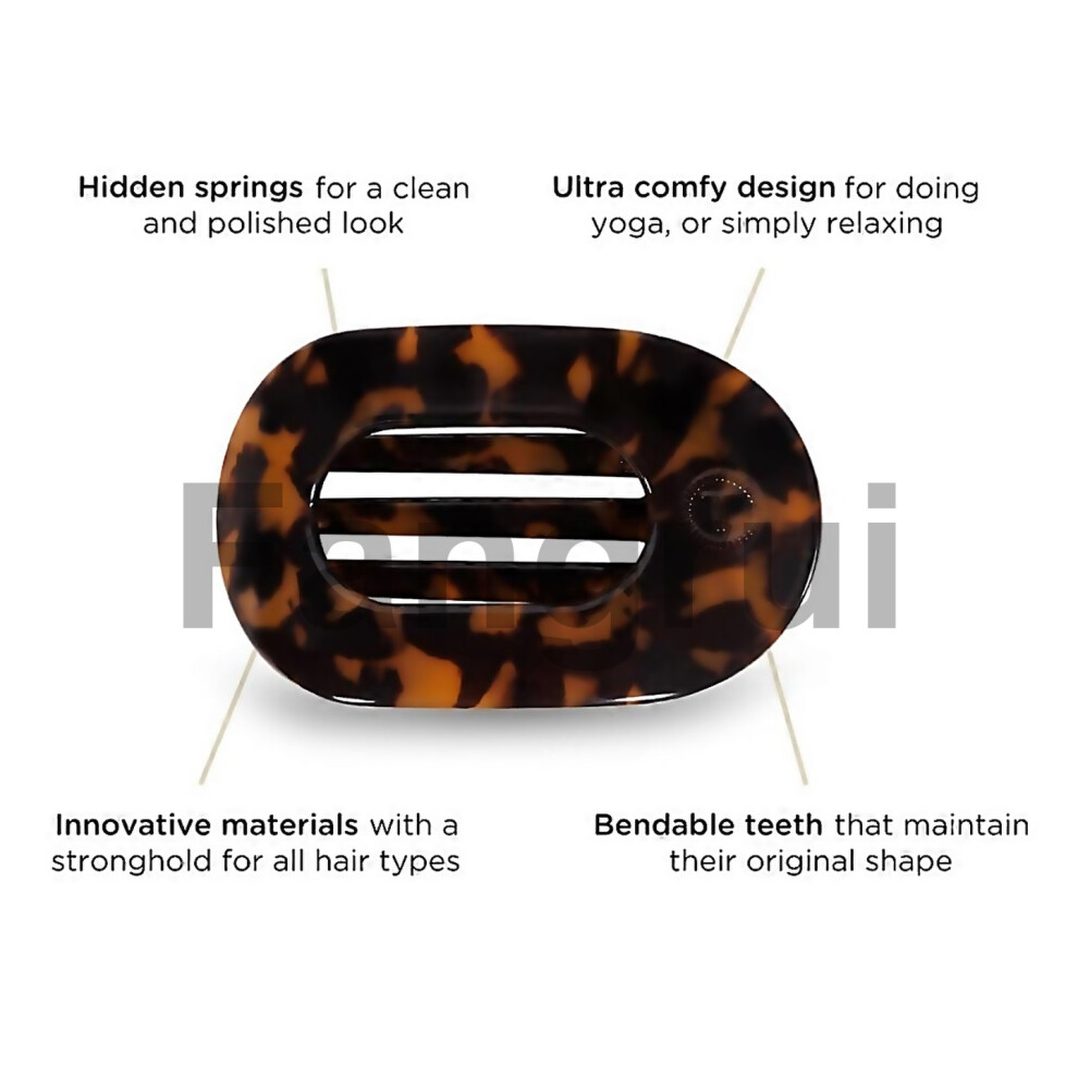 For Small Flat Round Clip Strong Grip Bendable Teeth Curved Design on OnBuy