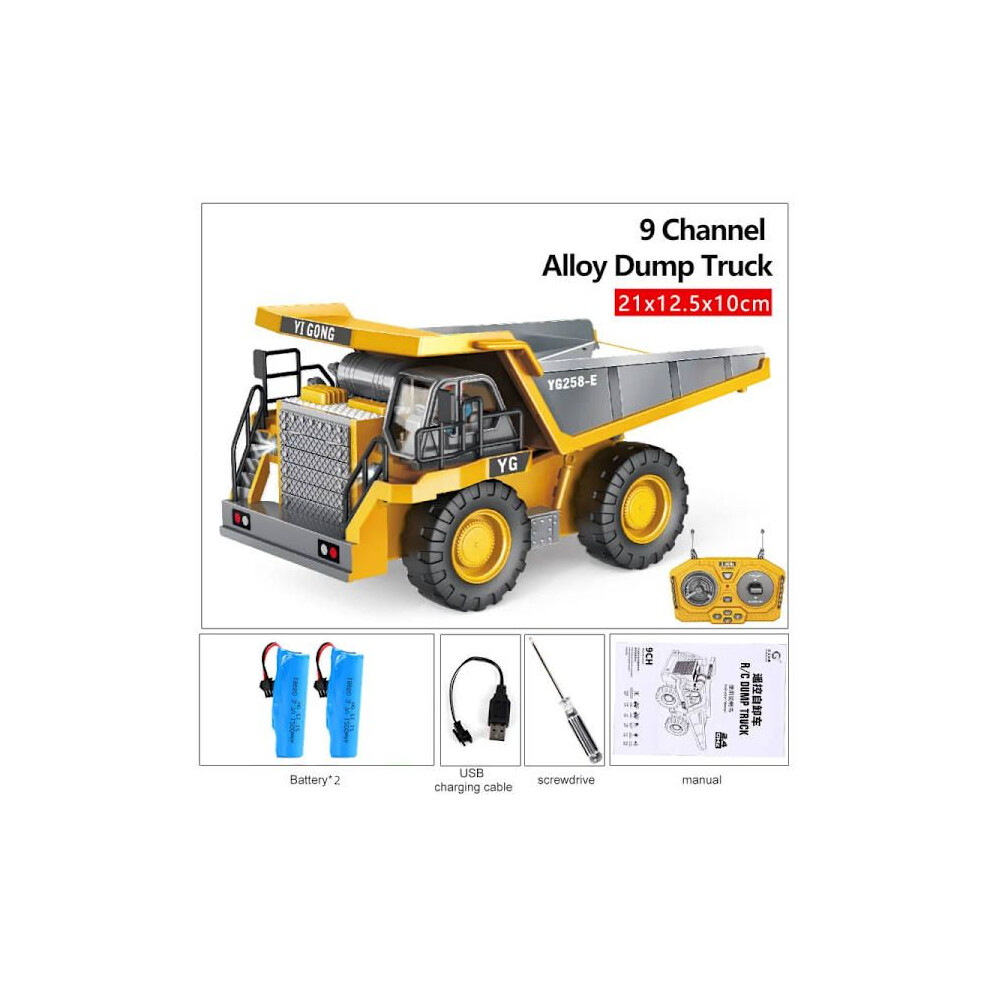 RC Car Toys 2.4G Telecomando Escavatore Camion con cassone ribaltabile Escavatore Modello di ...