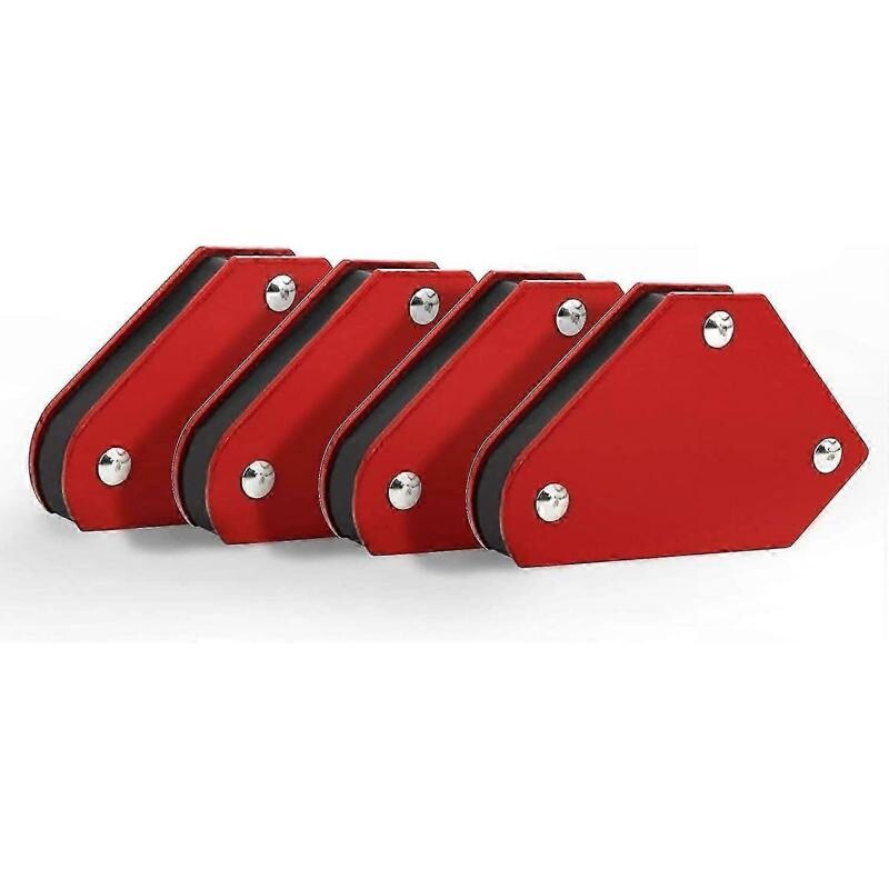 Heavy-Duty Welding Magnets, 9Lb, Red, for Metal Fabrication and ...