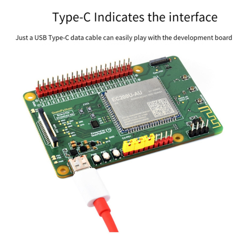 Carte de développement IoT LTE Cat 1 EC200U-EU C4-P01 pour QuecPython ...