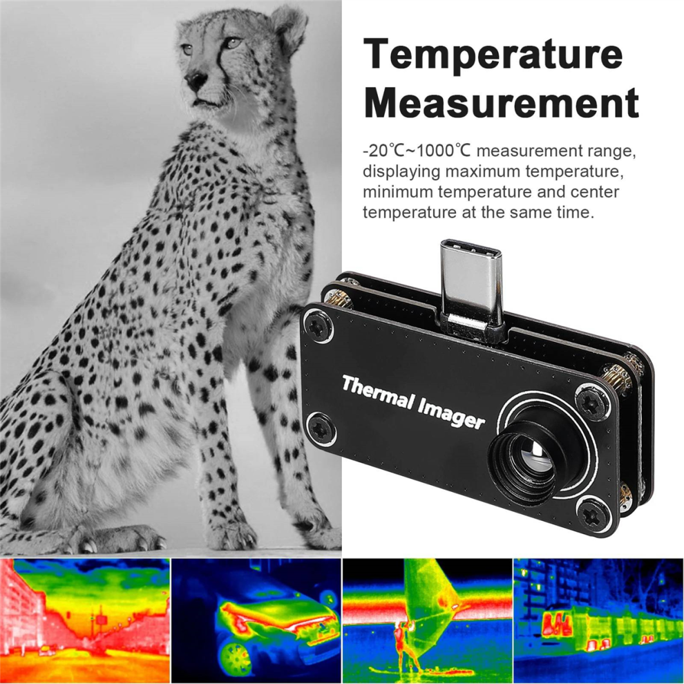 Type-C Infrared Thermal Imager -20-1000 Tempreature Measuring Meter Android Phone on OnBuy