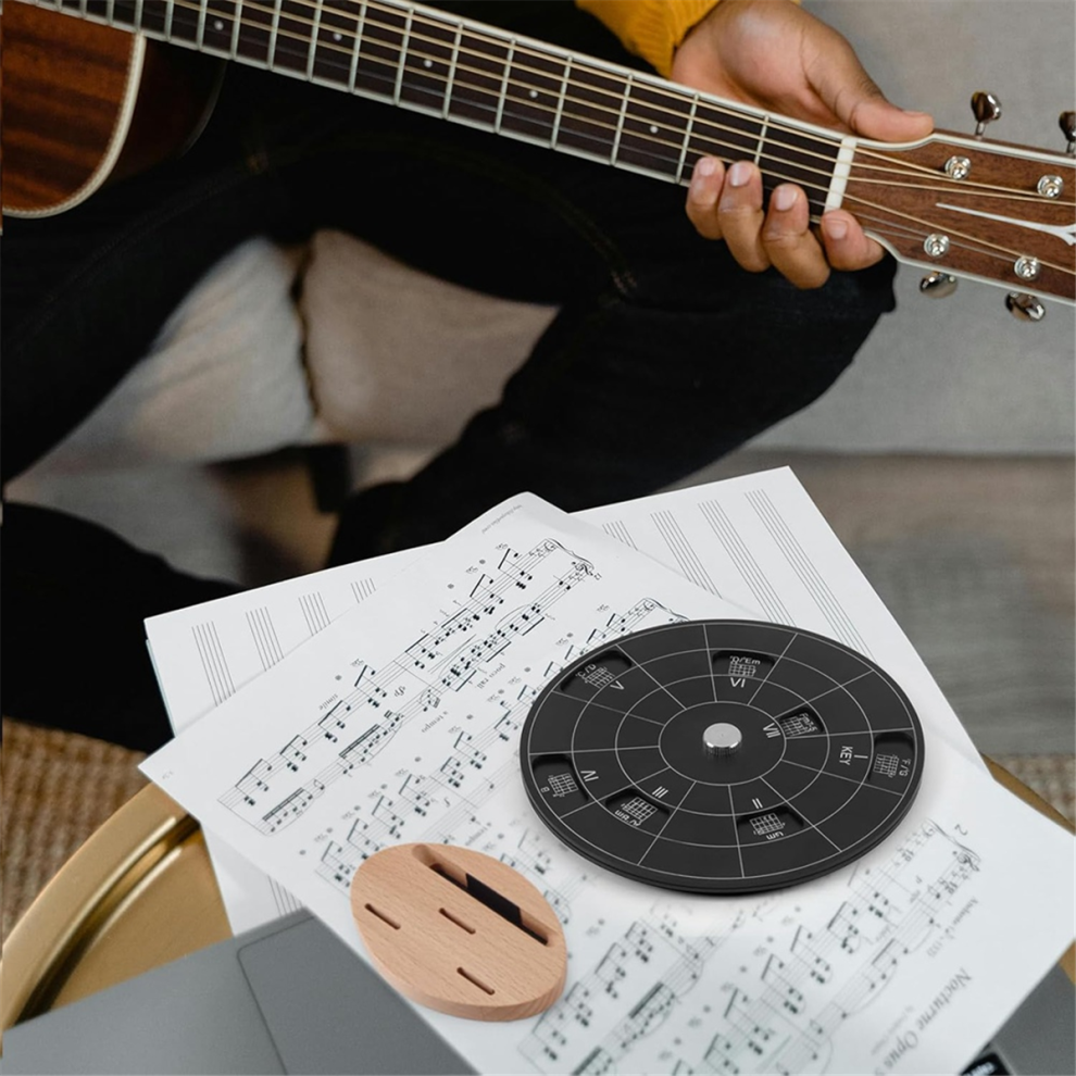 Guitar Chord Wheel, Melody Tool Without Base for Learning Progression ...