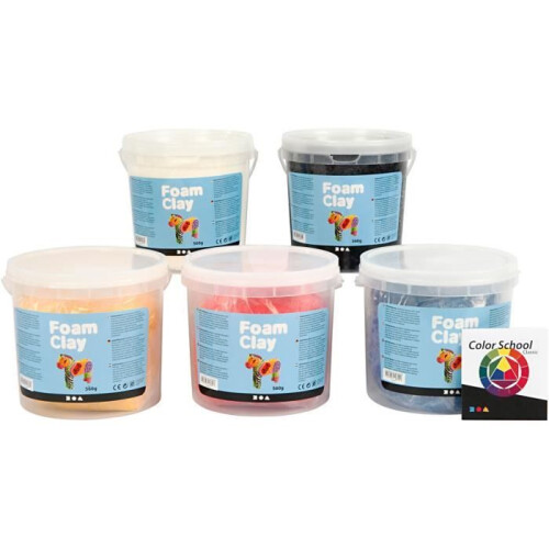 Assortiment de pâte à modeler auto-durcissante avec petites billes de ...