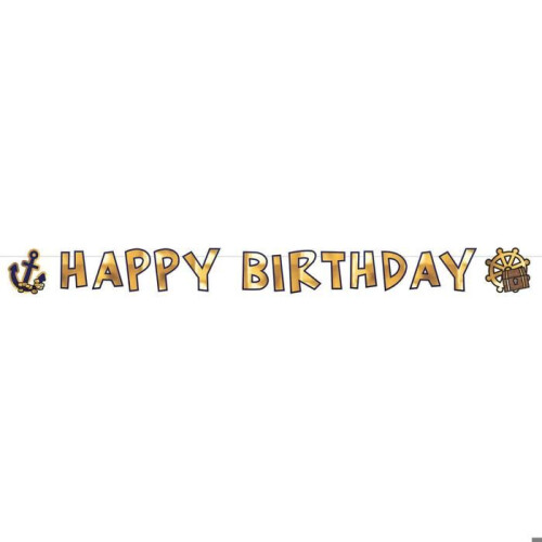 Banner Lettera carta - Carta dei Pirati - 180 x 15 cm on OnBuy