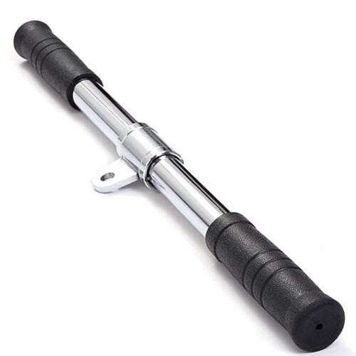 Pull-Up Bar Rotating Straight Bar for Cable Machines, Home Fitness ...