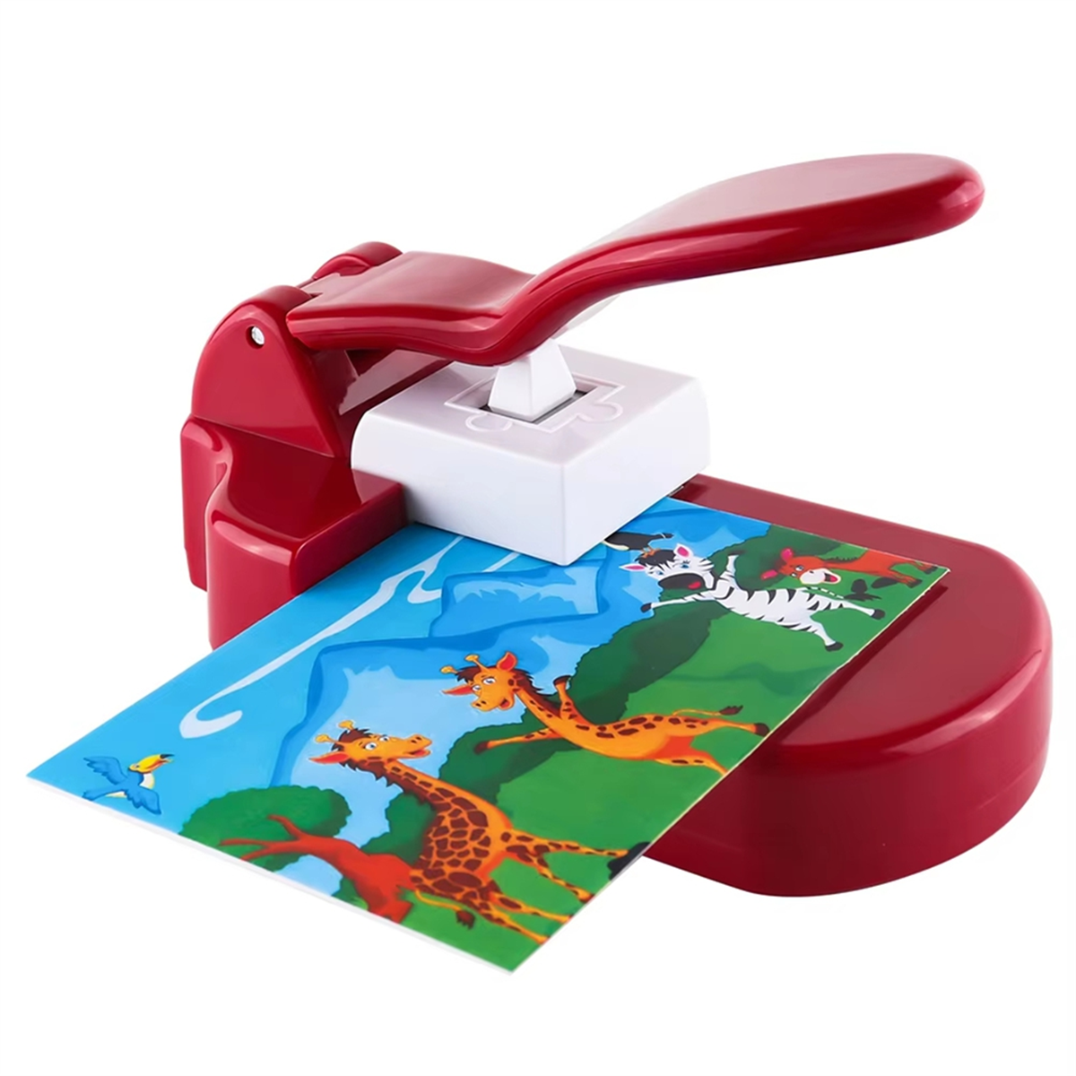 Jigsaw Puzzle Making Machine Red Picture Photo Cutter Maker for 4x6 ...
