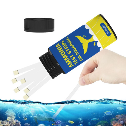 Aquarium Test Strips - 50 Count Ammonia Nitrogen Test Kit for ...