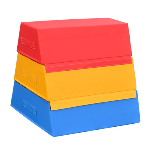 4-in-1 Soft Plyo Box for Children, Stackable Jump Training Boxes ...