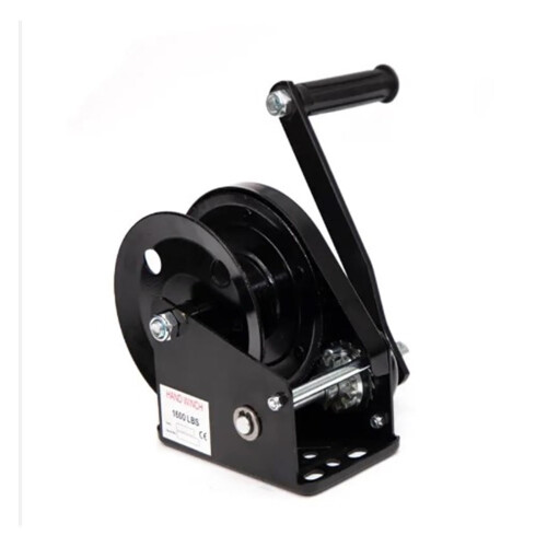 Hand Winch 1600 lbs, Dual-Sided Brake, Automatic Friction Brake ...