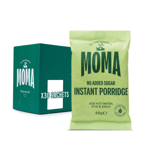 MOMA Porridge Sachets PLAIN (No Added Sugar) - Box of 30 x 65g ...