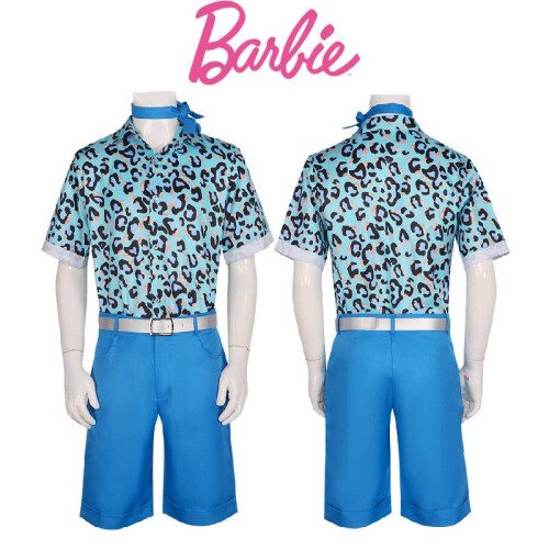 (XXXL)Barbie Ken Cosplay Costume Set Film Periphera Homme Tenue de Fête ...