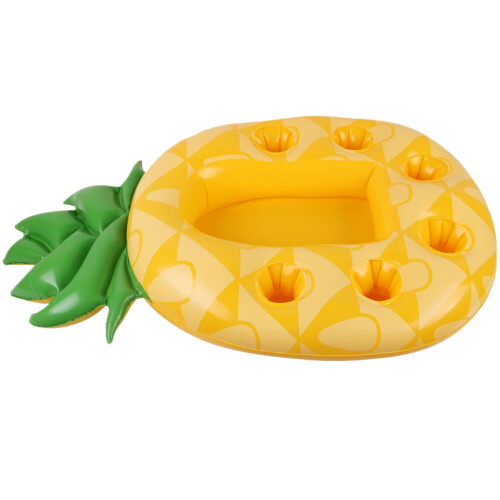 Pool Floaties for Drinks, Inflatable Pineapple Drink Holders, 33.5x21.7 ...