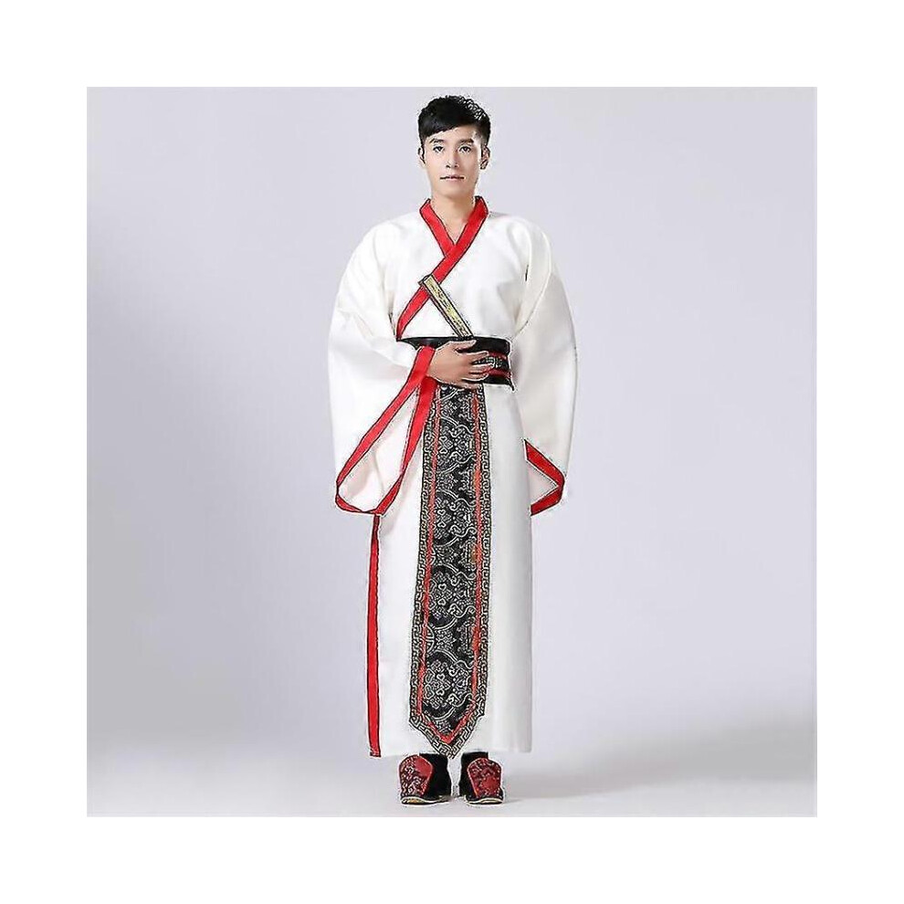 (XL 170-175CM, Black) Mens Hanfu Traditional Costumes Clothing on OnBuy
