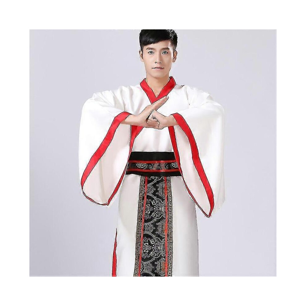 (XL 170-175CM, Black) Mens Hanfu Traditional Costumes Clothing on OnBuy