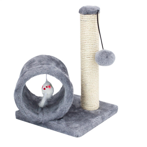 Cat Scratching Post with Sisal Scratch Pillar, Elevated Climbing Design ...