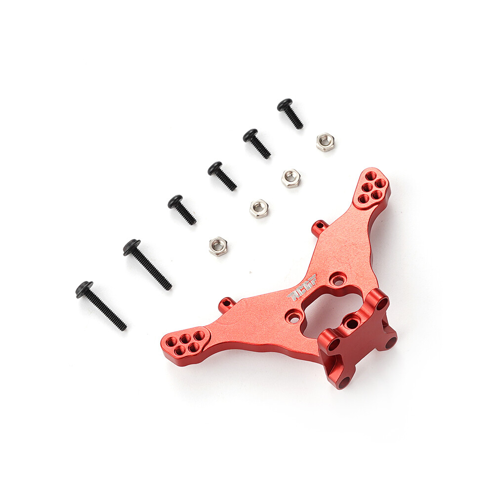 (Red) RCGOFOLLOW Adjustable Rear Shock Tower For 1/16 LOSI Mini-T OFF ...
