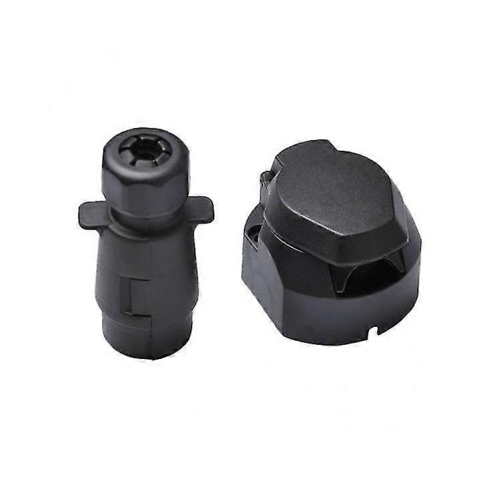 2x7 Pin Trailer Connector Plug Socket Receptacle Caravan Rv Towing ...