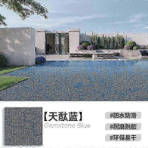 (0.5KG, Blue) High-gloss Marble Effect Epoxy Floor Coating,louis-forest ...
