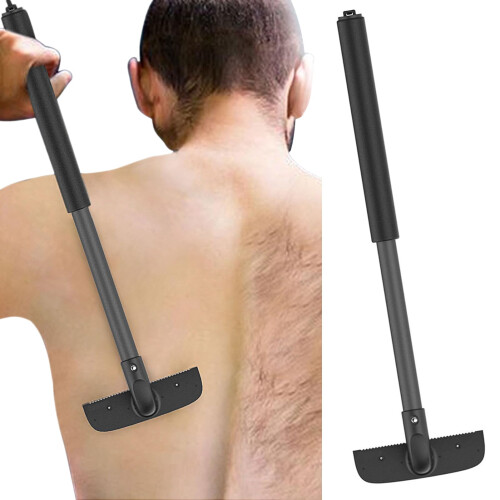 Men's Back Razor - Ergonomic Stainless Steel 29 cm Razor for Effective ...