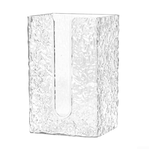 Elegant Transparent Plastic Tissue Box Cover with Seamless Installation ...