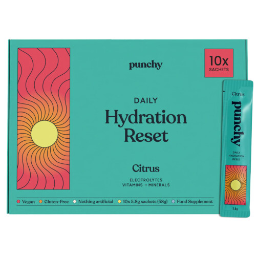 Punchy Drinks Hydration Sachets x10 Citrus - Electrolyte Powder ...