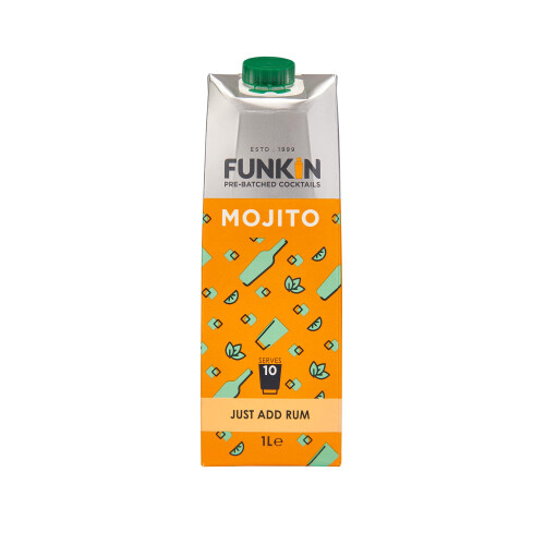 Funkin Mojito Pre-Made Cocktail Mix 1 Litre (Case of 6) | Cocktail ...