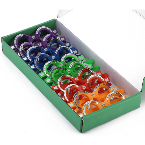 Optical Lens Frame Pack of 10 Colorful Optometry Glasses Frames PD 52mm ...