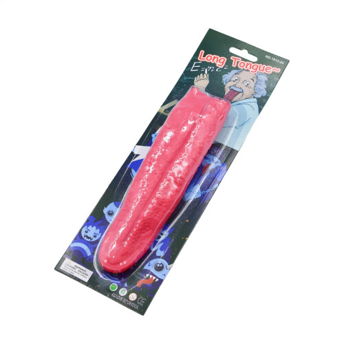 Artificial Tongue Prank Prop, Long Fake Horror Tongue for Halloween ...