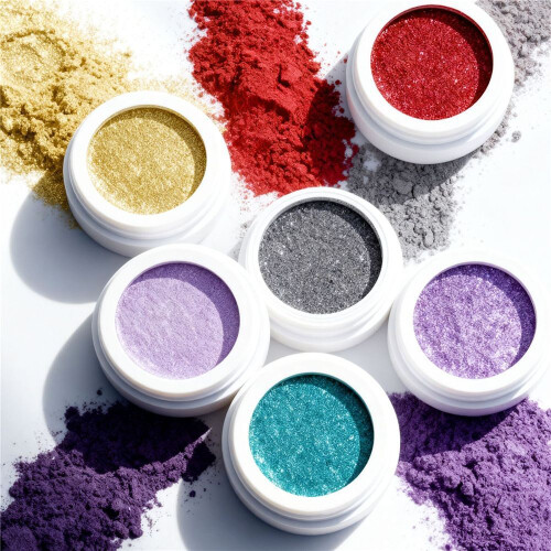 (Type#16) Nail Art Magic Mirror Powder High Gloss Bronze Metal Titanium ...