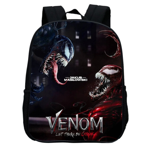 (8, 12-inch backpack) Printed American TV show-themed Venom ...