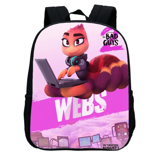 (6, 12-inch backpack) Printing The Bad Guys 2 kindergarten backpack ...