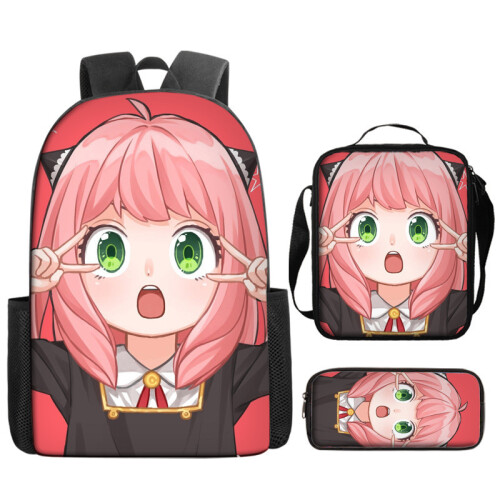 (23, Backpack) Spy x Family Kids Backpack Cute Cartoon School Bag ...