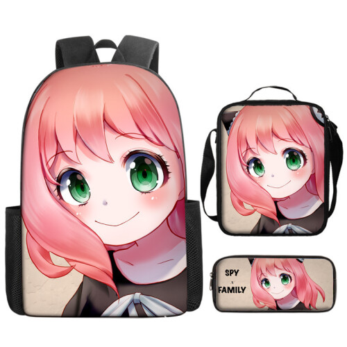 (4, Backpack) Spy x Family Kids Backpack Cute Cartoon School Bag ...