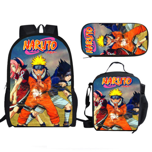 (22, 17-inch backpack) NARUTO Shippuden Anime Cartoon Backpack for ...