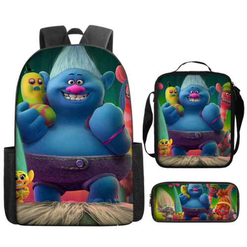 (25, Backpack) Trolls Backpack - Large Capacity Cartoon Kids Backpack ...