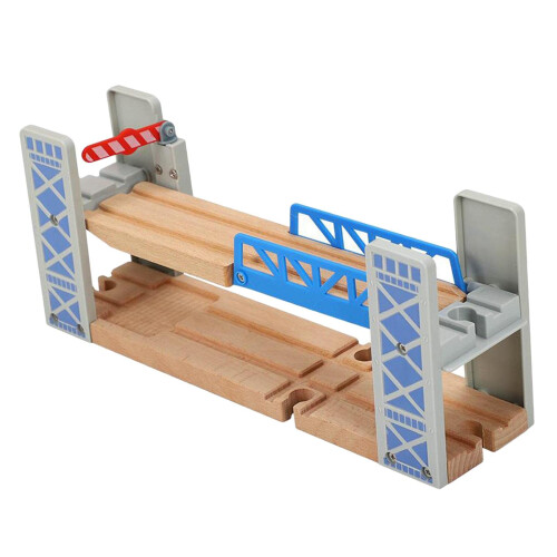 Children's Train Track Bridge Play Set with Rail Vehicle for Kids ...