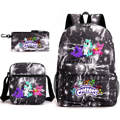 (- Style-33, Single Backpack) Back-to-School Smiling Critters Kids ...