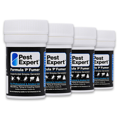 Pest Expert Cluster Fly Killer Smoke Bombs 4 x 35g Formula P Fumer ...