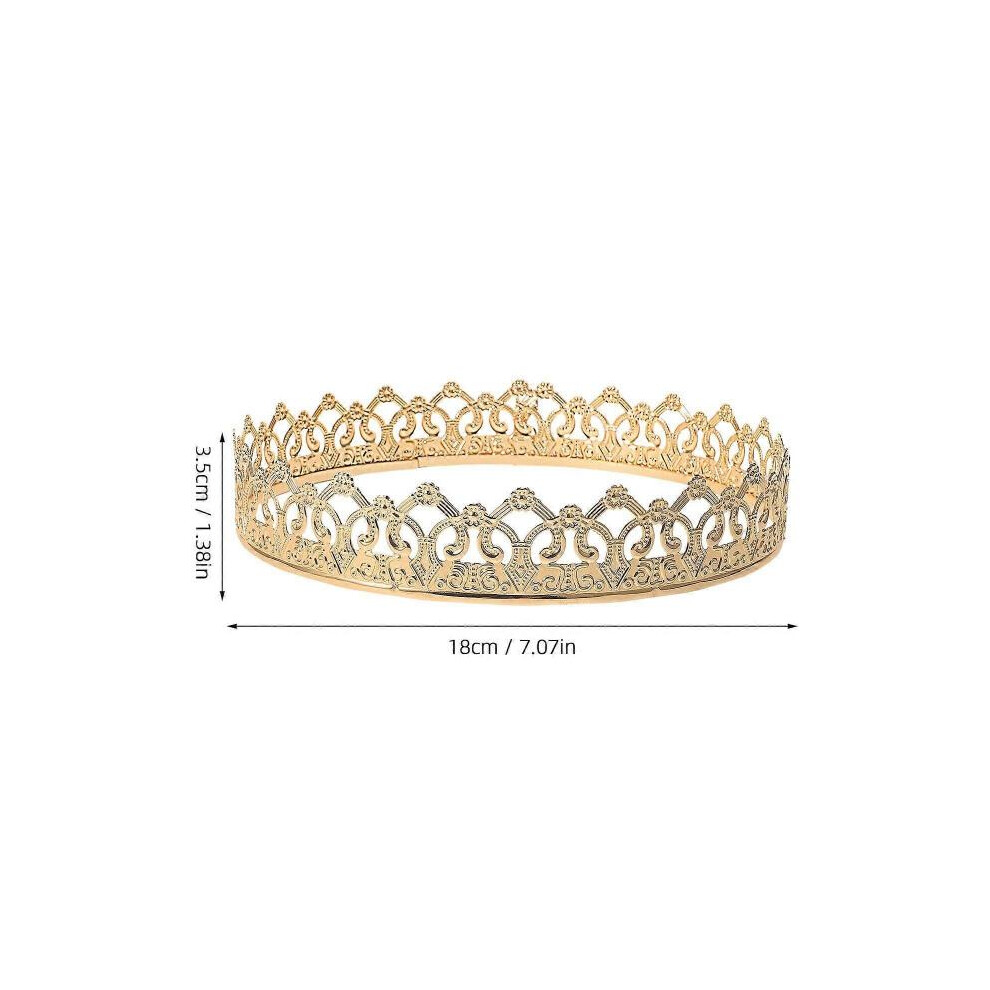 Tiara King Crown Decorative Crown Headdress Prop Birthday Crown Cosplay ...