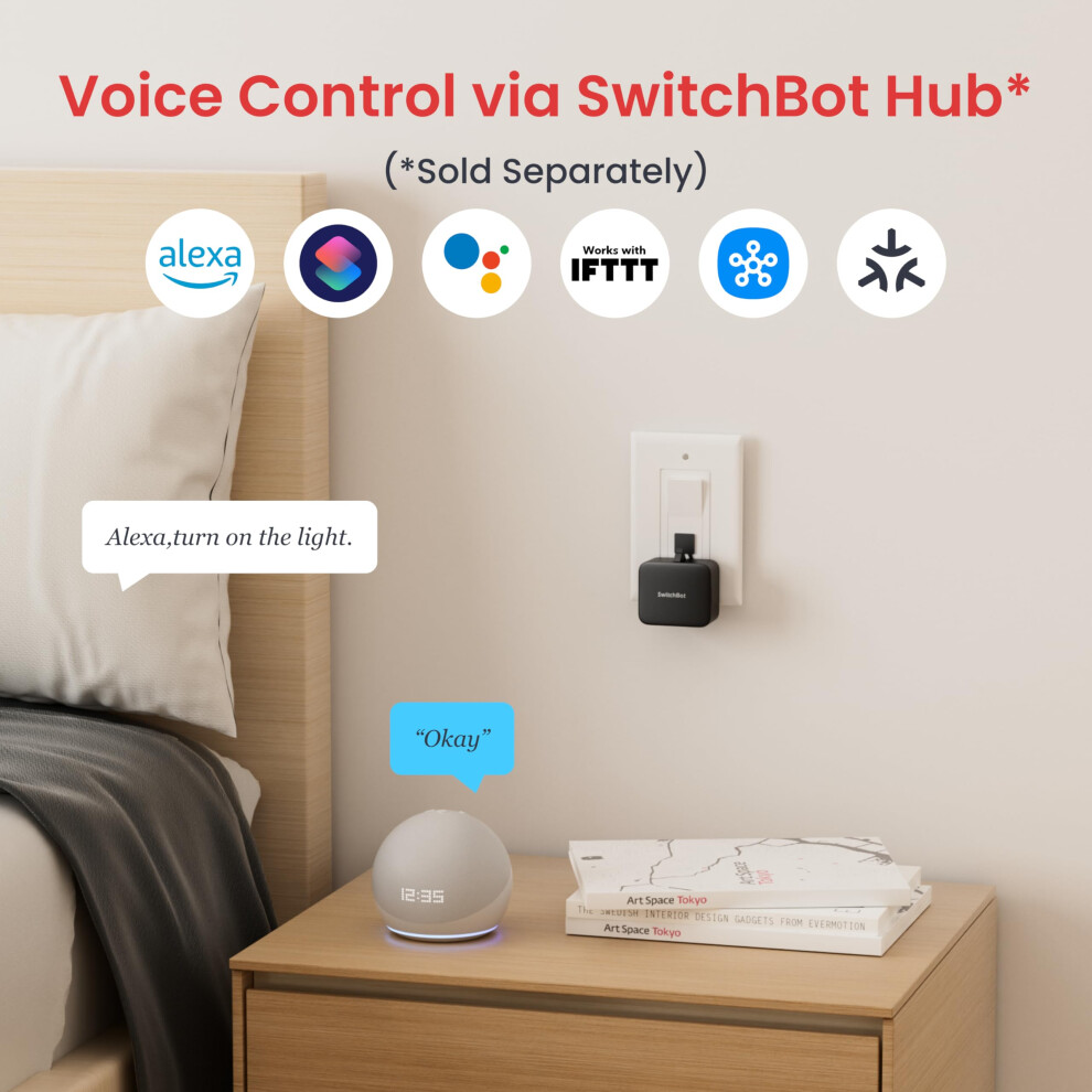 SwitchBot Smart Switch Button Pusher: Bluetooth, Timer, App Control on ...