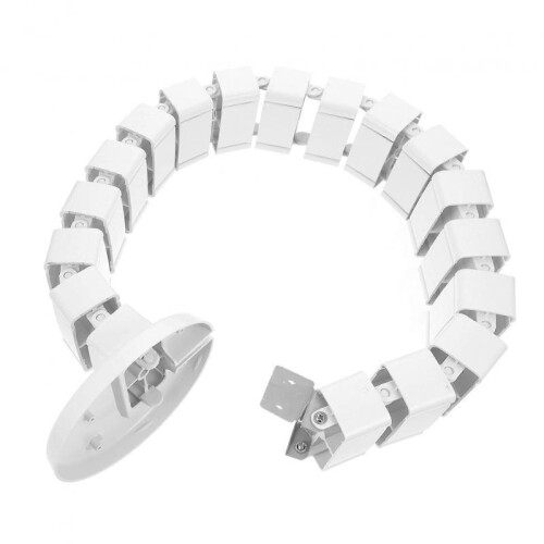 1 Piece Cable Management Sleeve, Durable Hidden Cable Organizer Tube ...