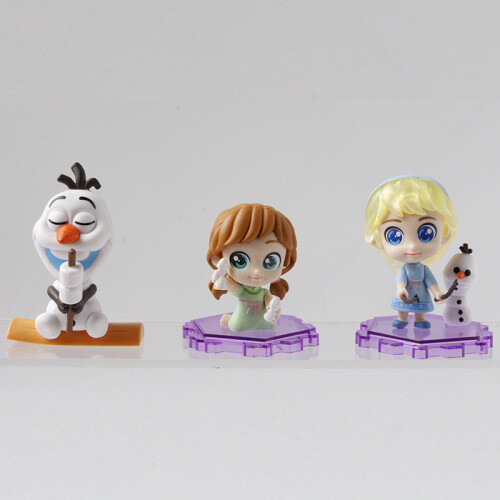 Elsa Frozen Olaf Pvc Model Set Collectible Figures Playroom Decor ...
