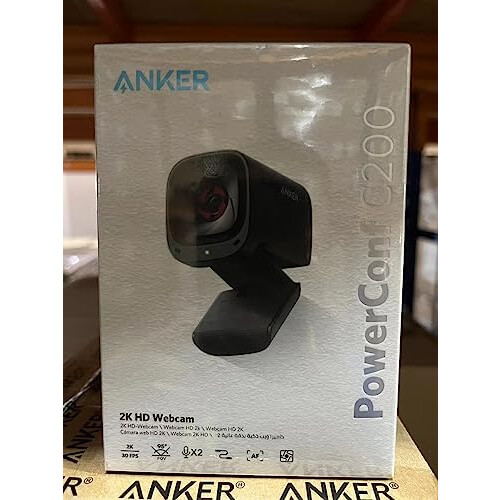 Anker PowerConf C200 2K Webcam for PC, Computer Camera with AI-Noise C ...