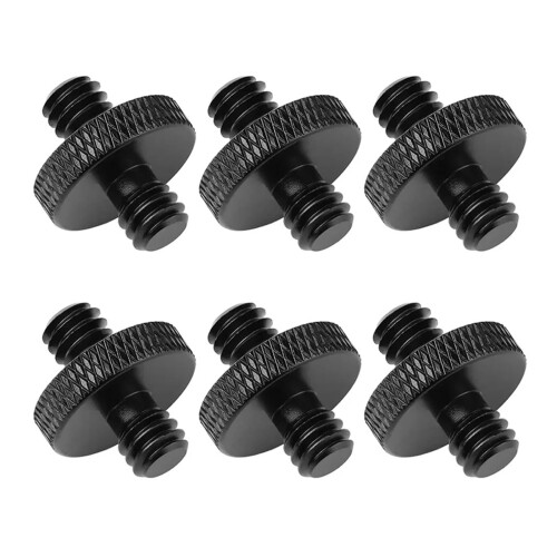 1/4 Inch Plug to 1/4 Inch Male Thread Metal Adapter Set, 6 Pieces ...