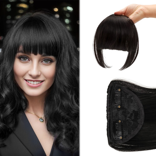 Natural And Flawless Look With Fake Fringe Air Bangs Any Hairstyle on OnBuy